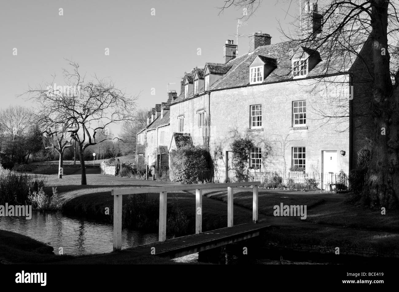 Lower Slaughter, Gloucestershire, England Stock Photo - Alamy