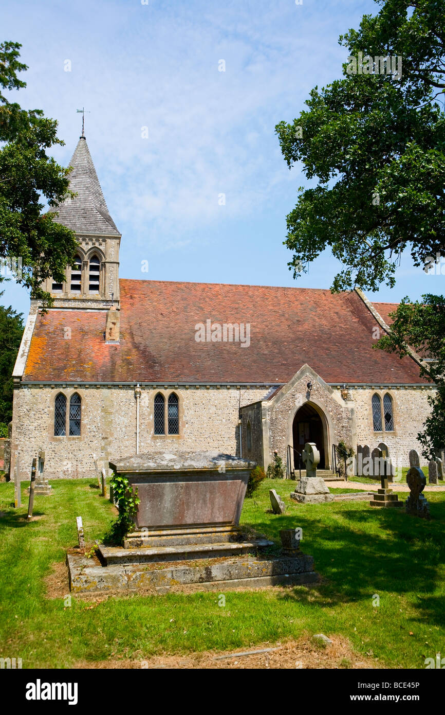 St Mary’s Church (Anglican) Slindon village, West Sussex, UK Stock ...