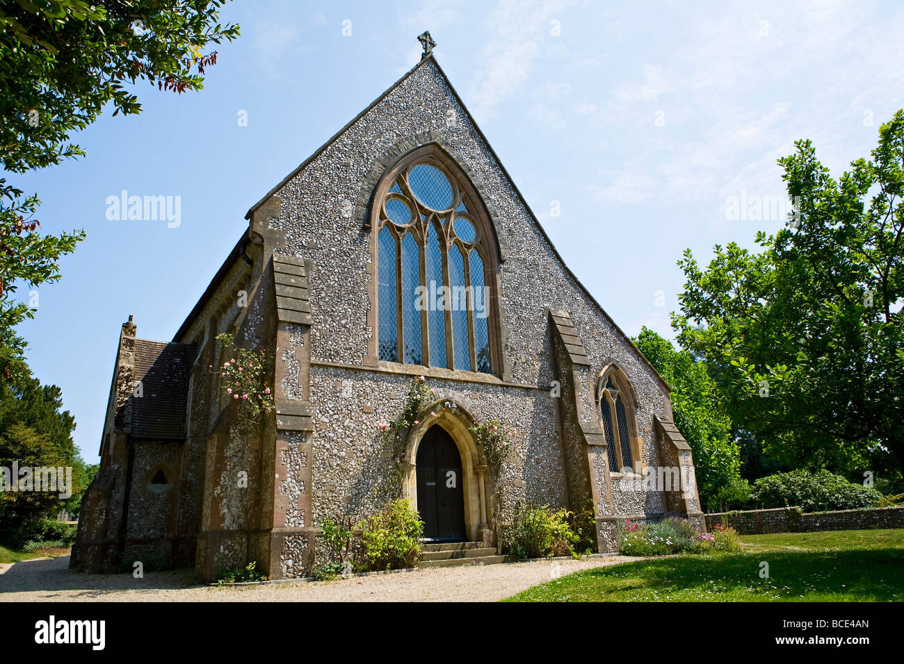 St Richard's Catholic church, Slindon Village, West Sussex, UK Stock ...