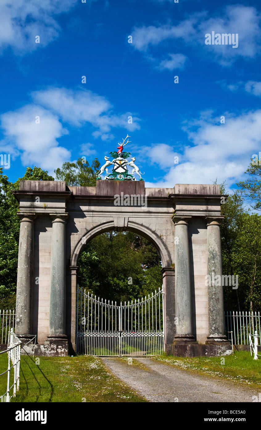 Stone entrance gate hi-res stock photography and images - Alamy