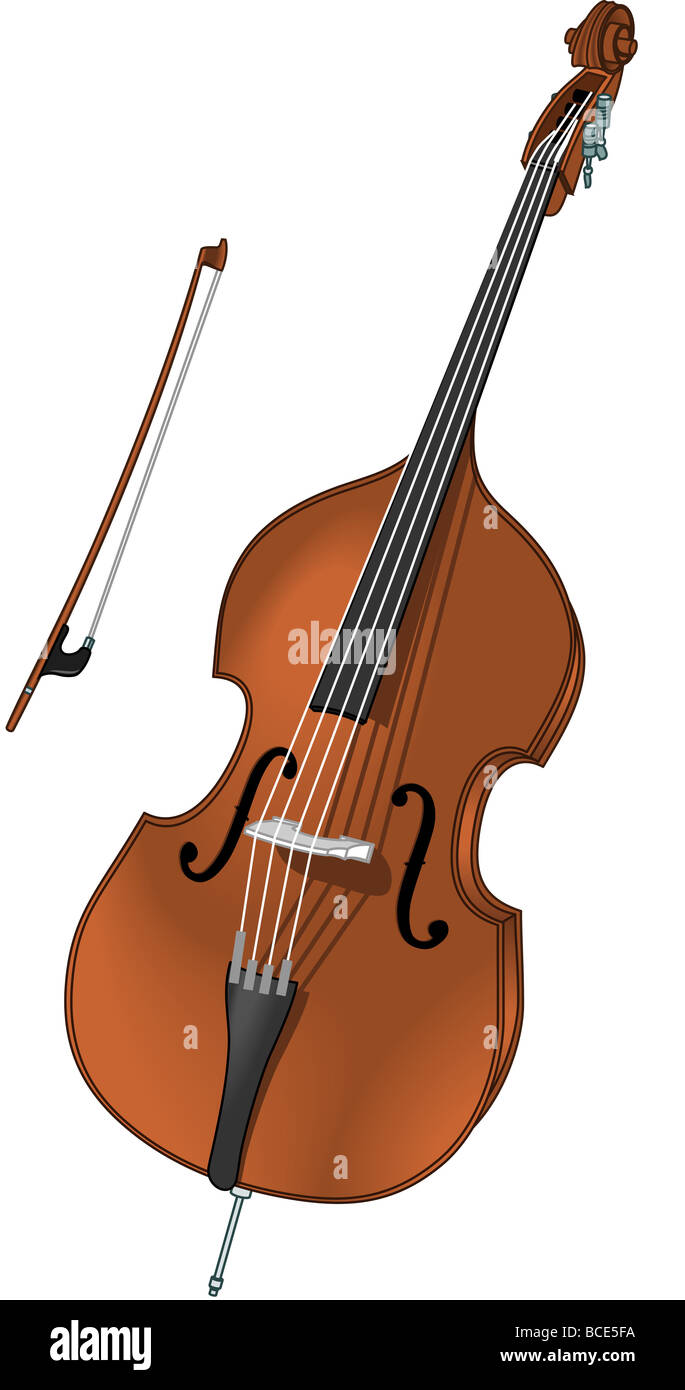 Bass instrument Cut Out Stock Images & Pictures - Alamy