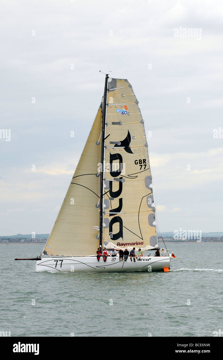 Round the Island Race 2009 Beneteau First 40.7 Stock Photo - Alamy