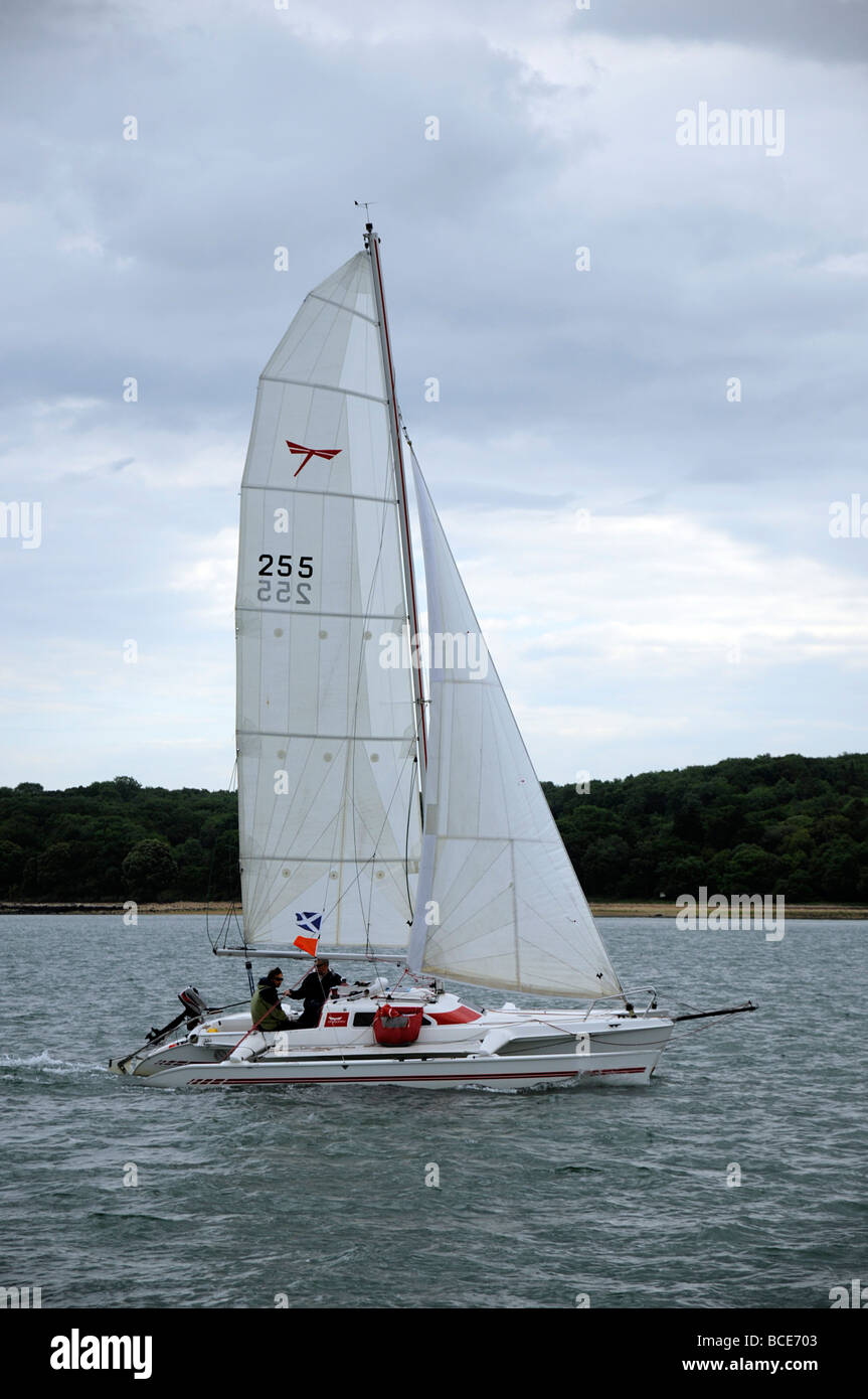 Round the Island Race 2009 Dragonfly 800 Stock Photo - Alamy