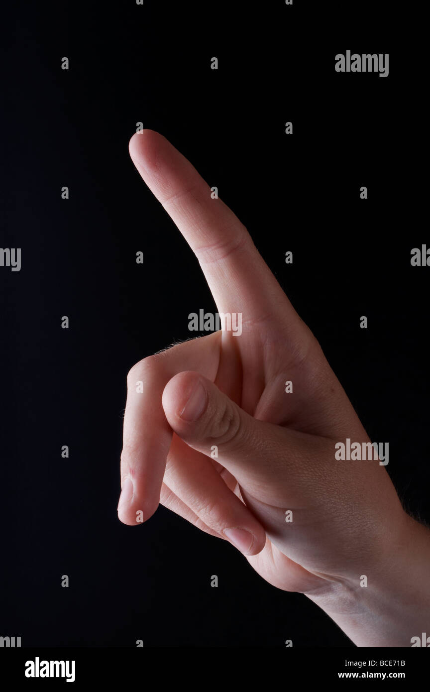 Hand Sign Language Alphabet High Resolution Stock Photography and ...