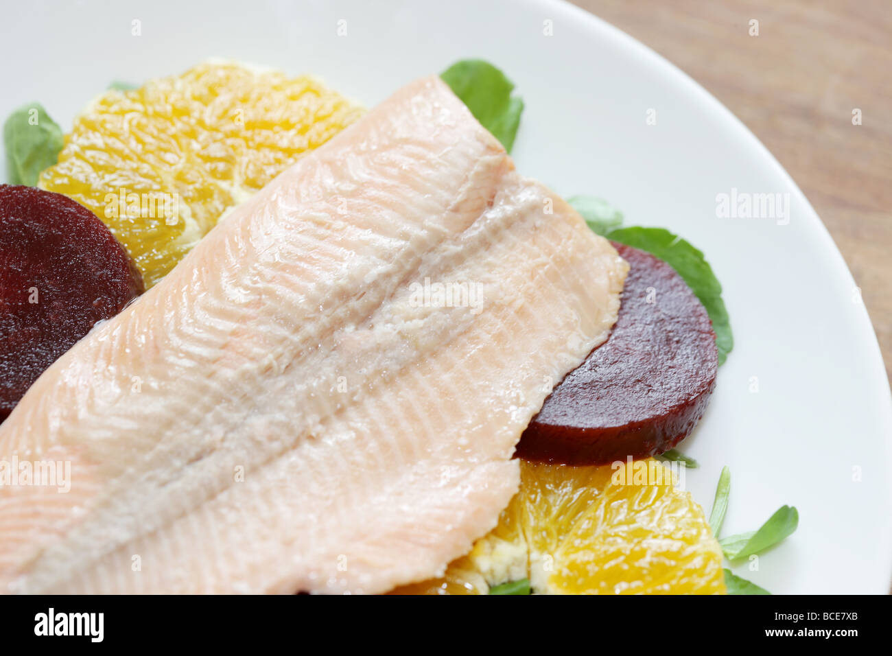 Fish fillets with oranges hi-res stock photography and images - Alamy