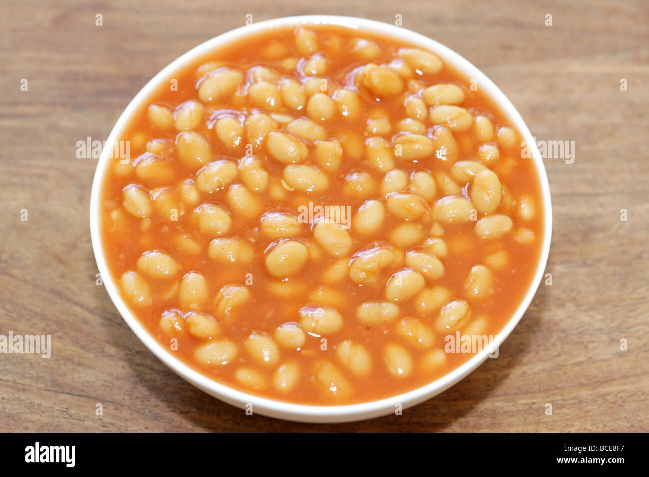 Bowl of Baked Beans Stock Photo - Alamy