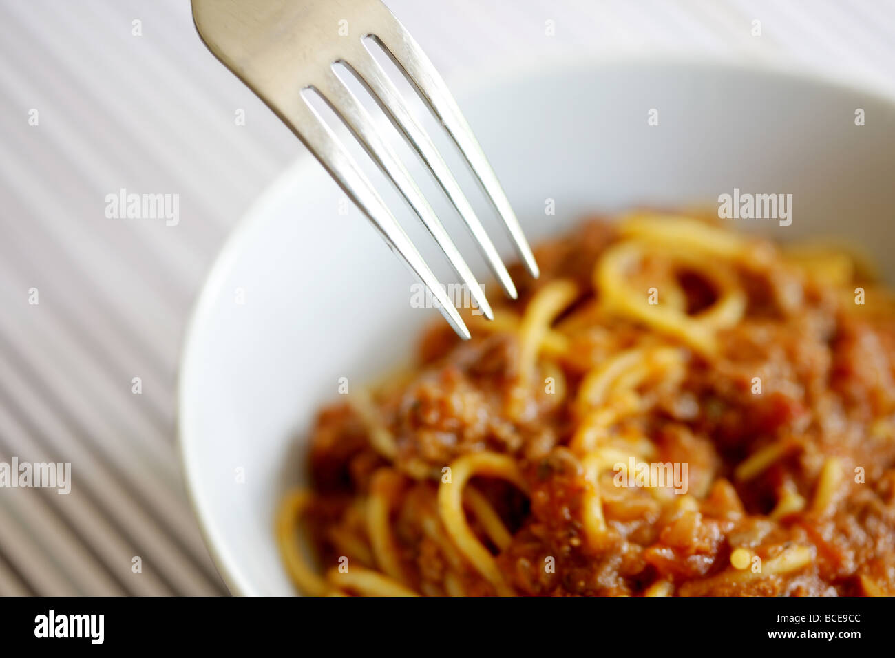 Bowl of Spaghetti Bolonese Stock Photo - Alamy
