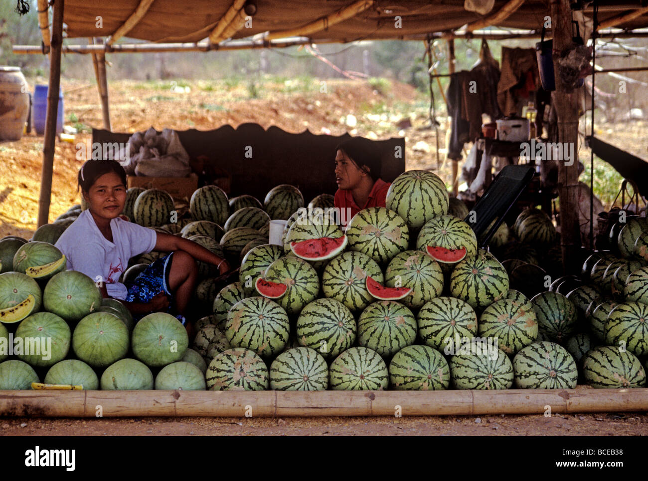 Water melon seller hi-res stock photography and images - Alamy