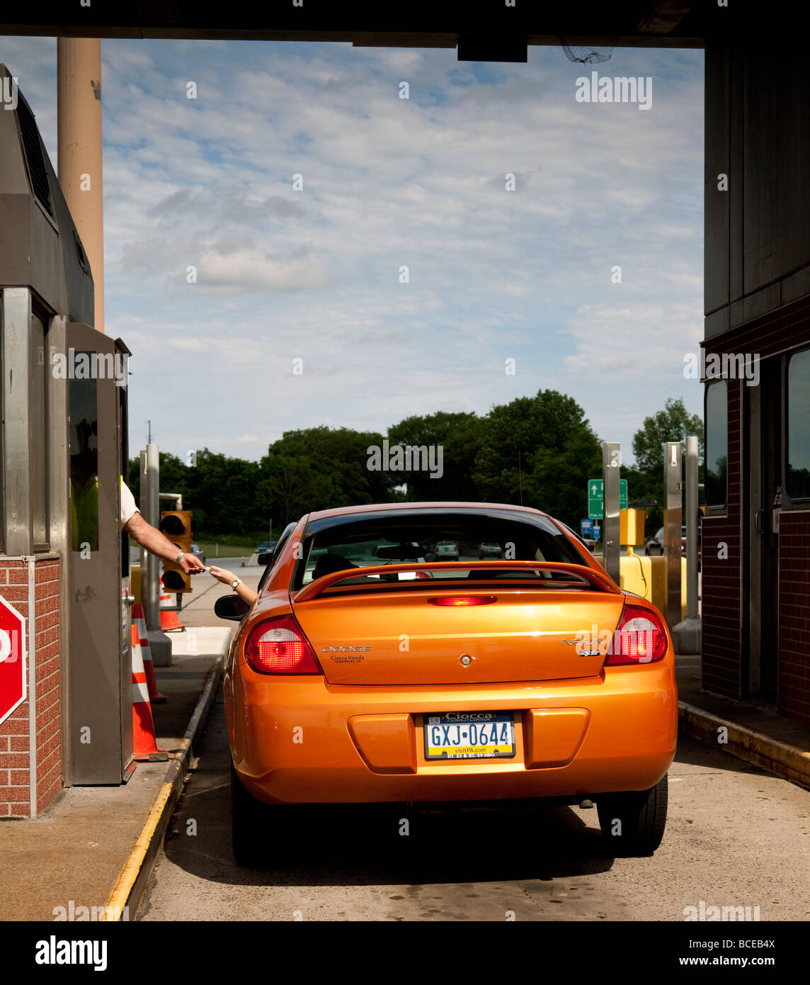 Turnpike gate hi-res stock photography and images - Alamy