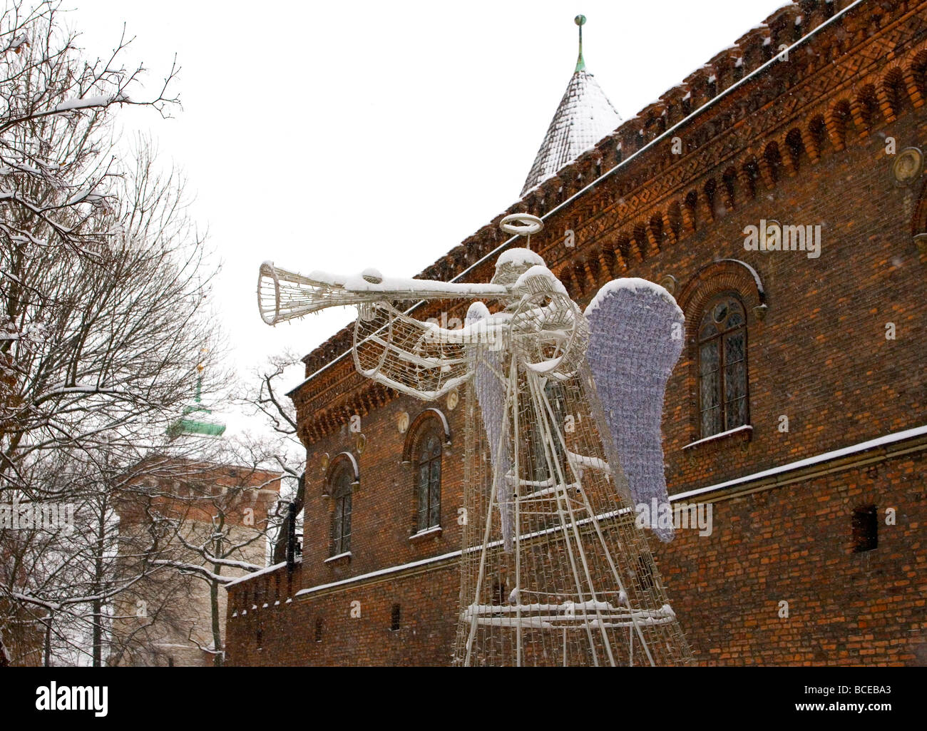 Poland Krakow Christmas Angel High Resolution Stock Photography and ...