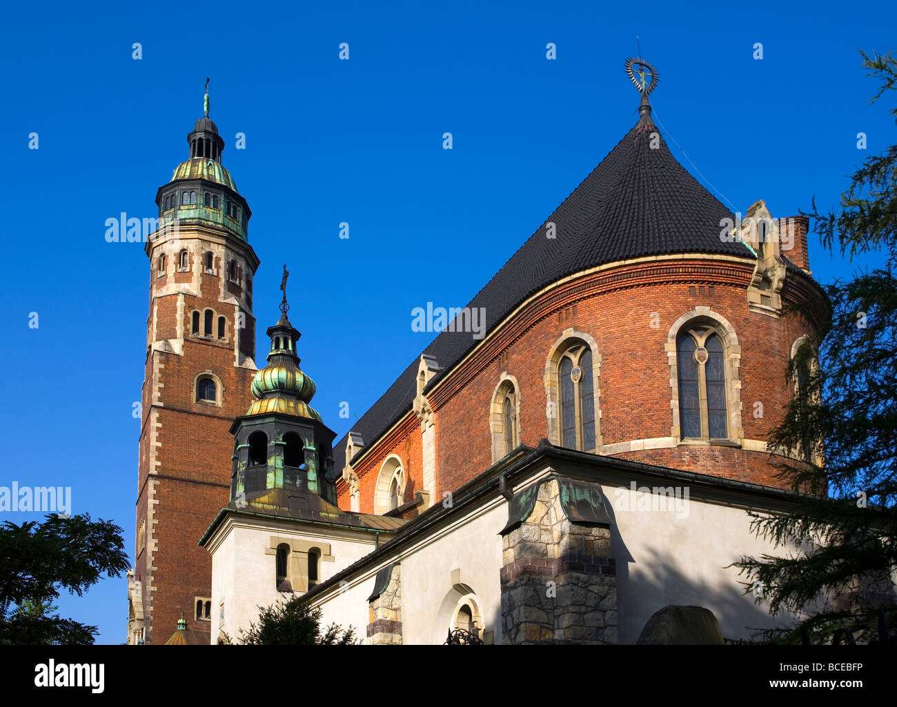 Poland Krakow church of Jesuit Stock Photo - Alamy