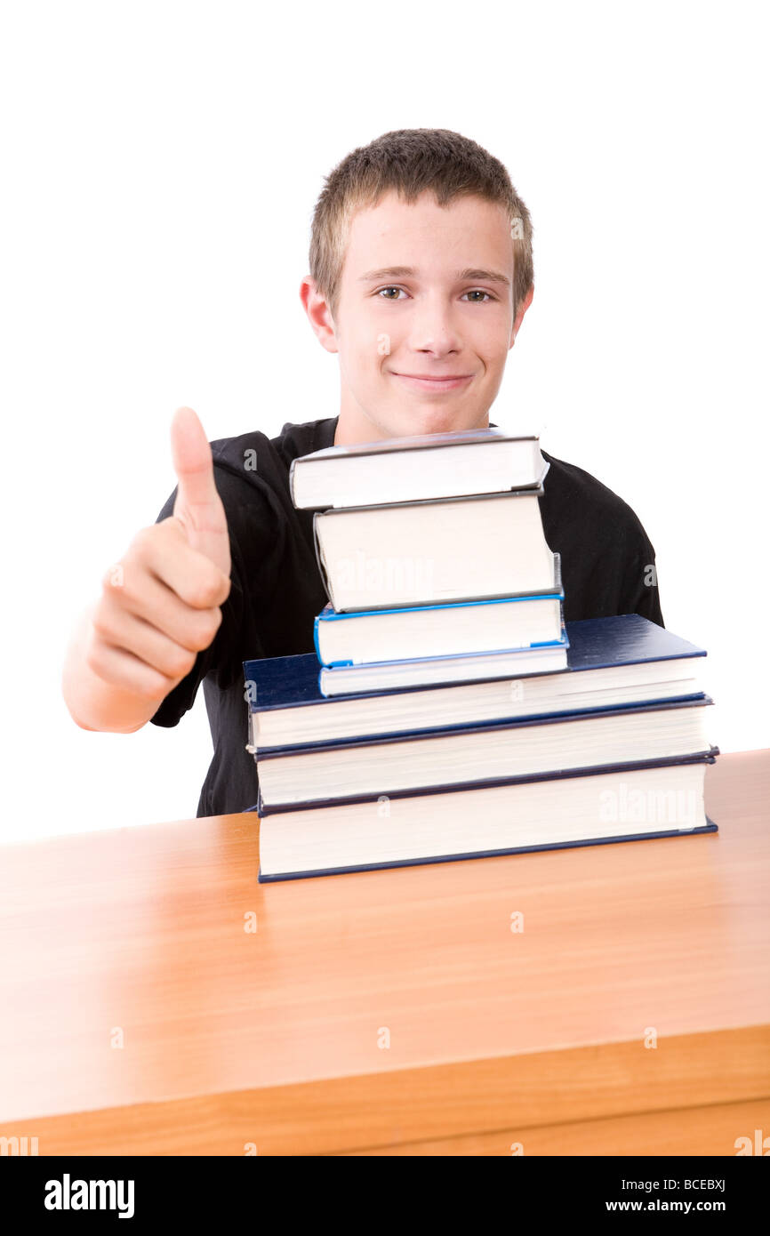 Isolated teenager boy hi-res stock photography and images - Alamy