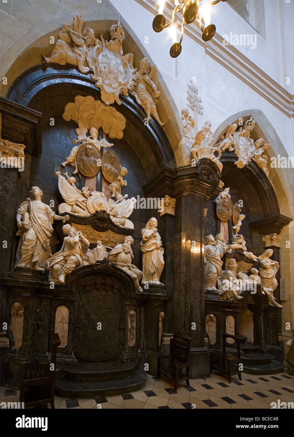 Poland Krakow Sigismund s Catherdal and Chapel by Royal Castle at Wawel ...