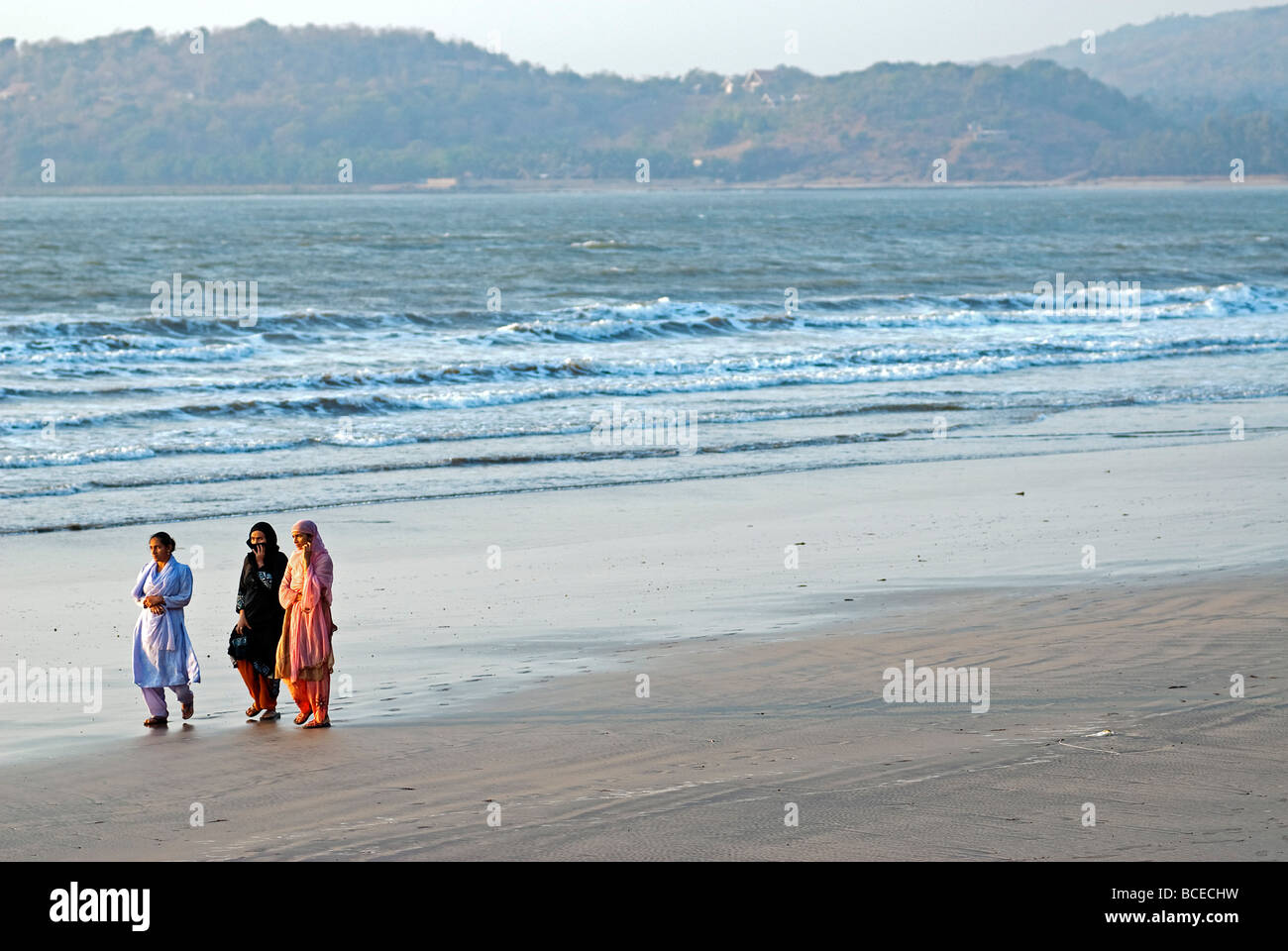 India, Maharashtra. Beach south of Mumbai Stock Photo - Alamy
