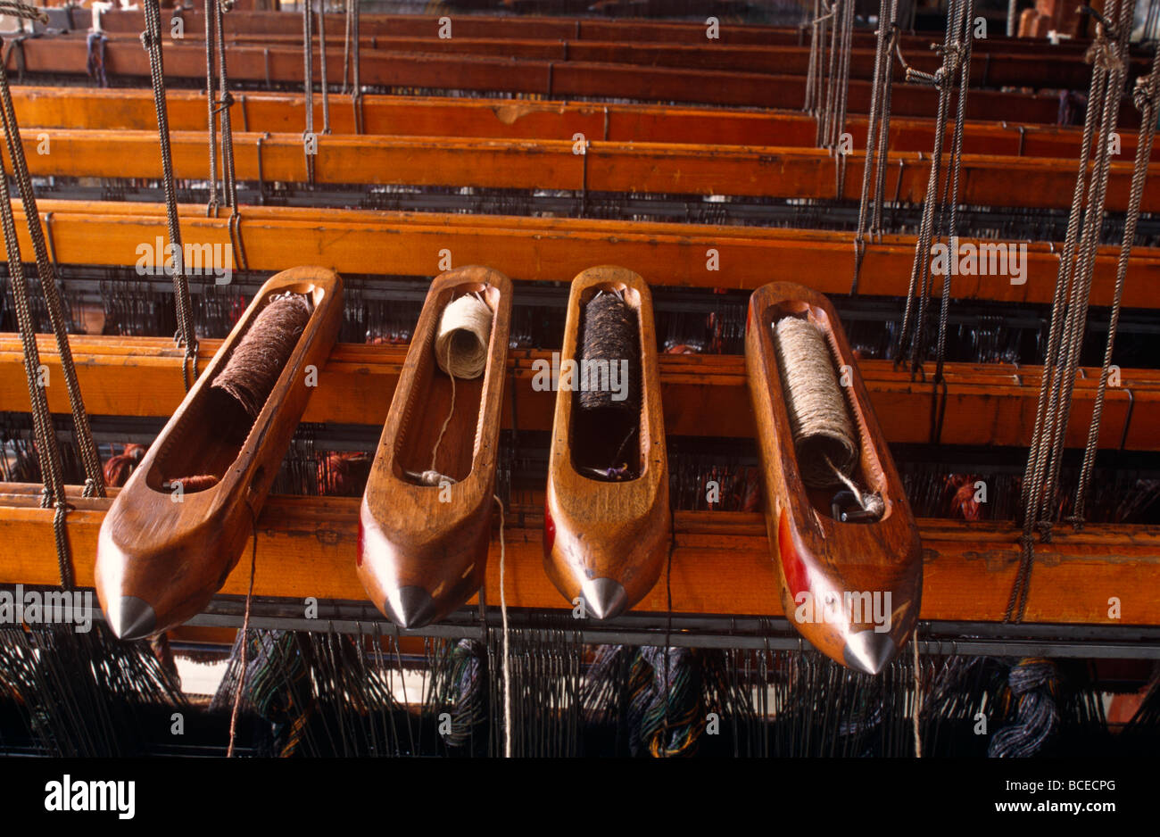 Ireland, Co. Donegal. Loom Shuttles, Ardara, Co. Donegal, Ireland Stock ...