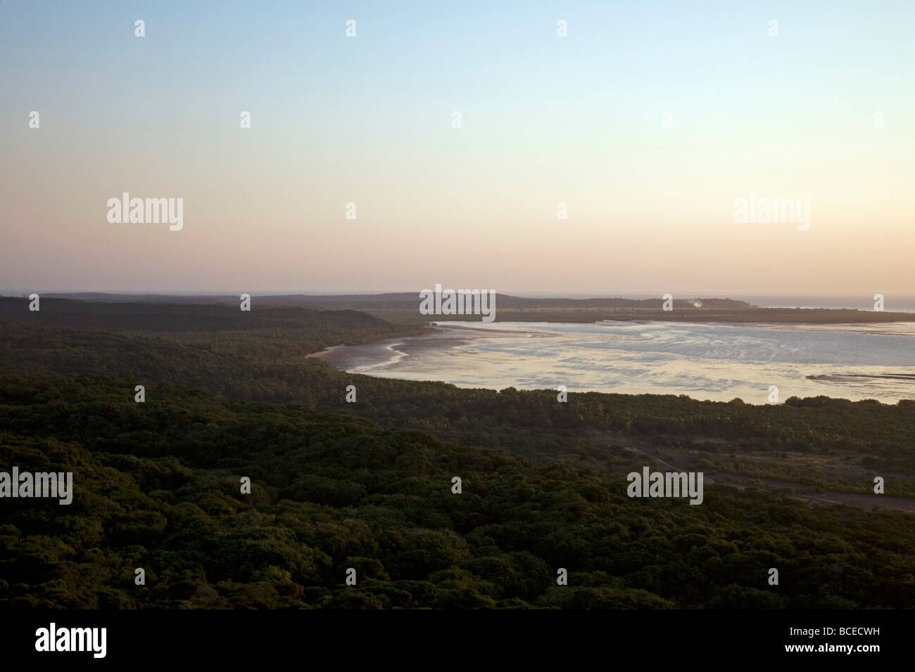 Mozambique, Inhaca Island. View from the Northern Lighthouse on Inhaca ...