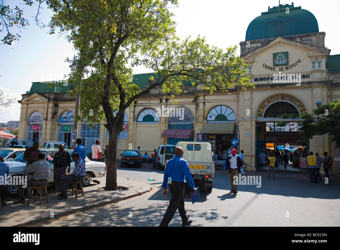 Mozambique, Maputo. The Central Market, commonly known as Mercardo ...