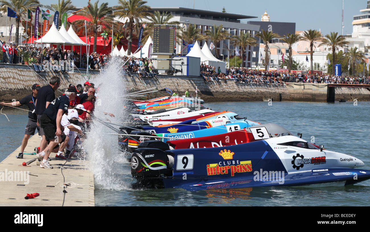 Start of race 1... on Saturday Stock Photo - Alamy