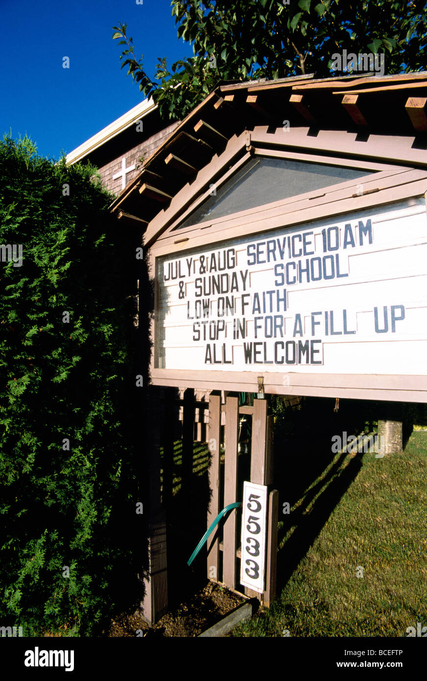 Funny Humorous / Humourous Religious Church Sign - Low on Faith, Stop ...