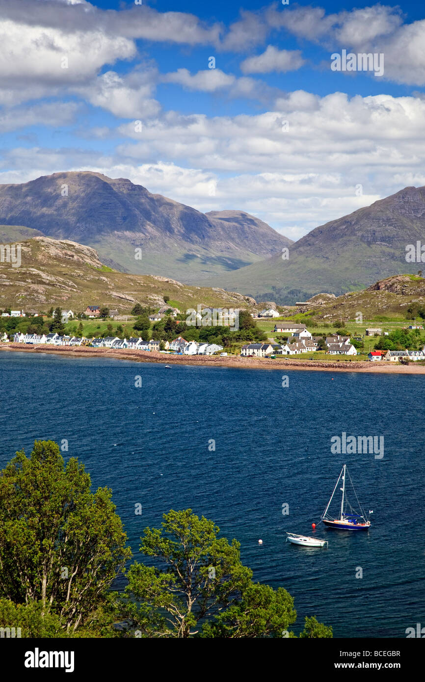Shieldaig, Upper Loch Torridon, Ross and Cromarty, Highland, Scotland ...