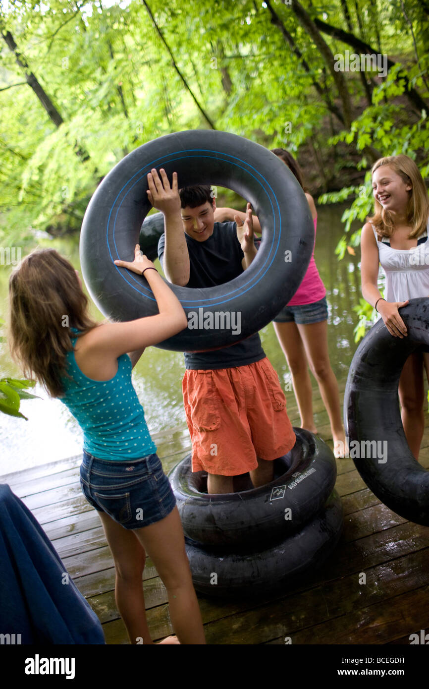 Girls playing around hi-res stock photography and images - Alamy