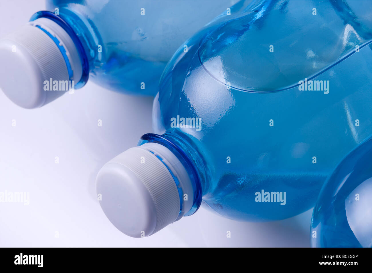 Blue mineral water bottle hi-res stock photography and images - Alamy