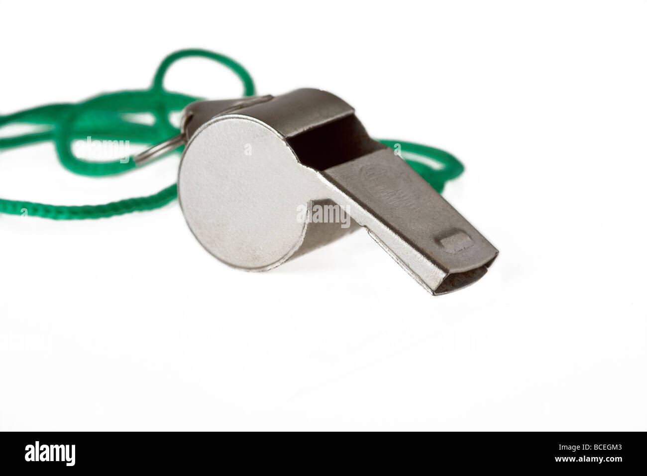 whistle isolated on white background Stock Photo - Alamy