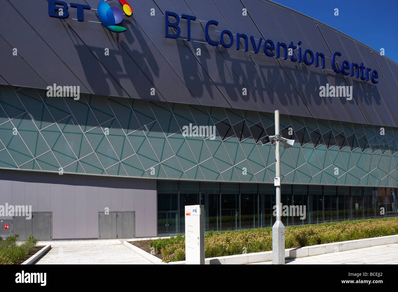 At the bt arena and convention centre in liverpool hi-res stock ...
