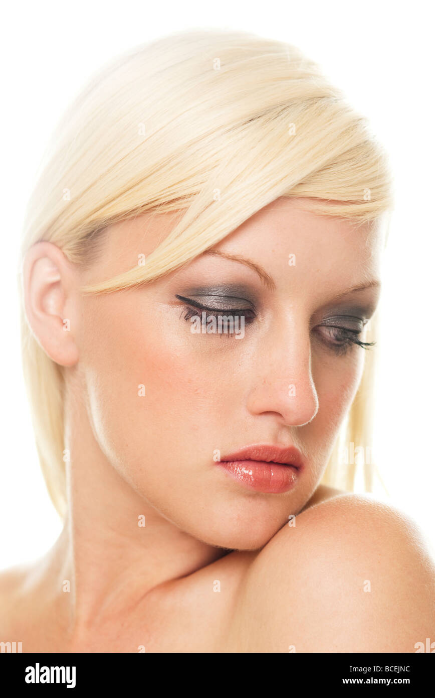 woman looking sad Stock Photo - Alamy