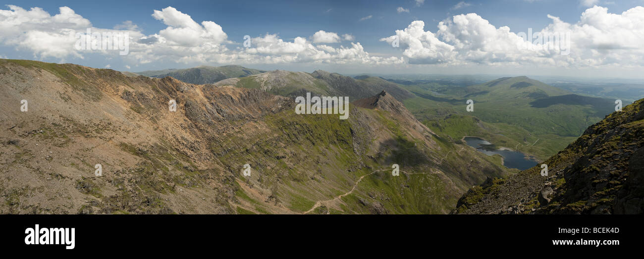 Snowdon summit panorama hi-res stock photography and images - Alamy