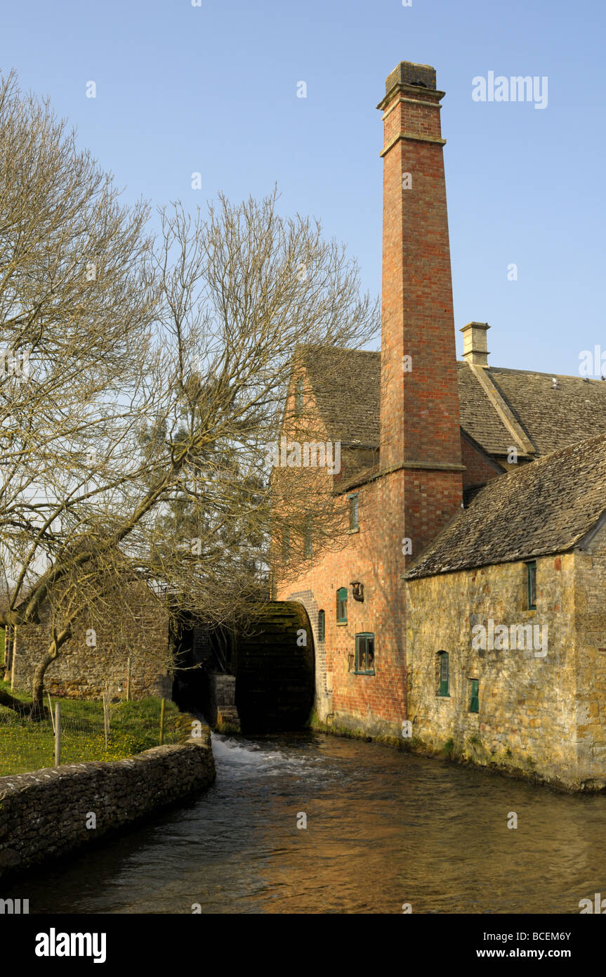 The Old Water Mill, Lower Slaughter, Gloucestershire, England Stock ...