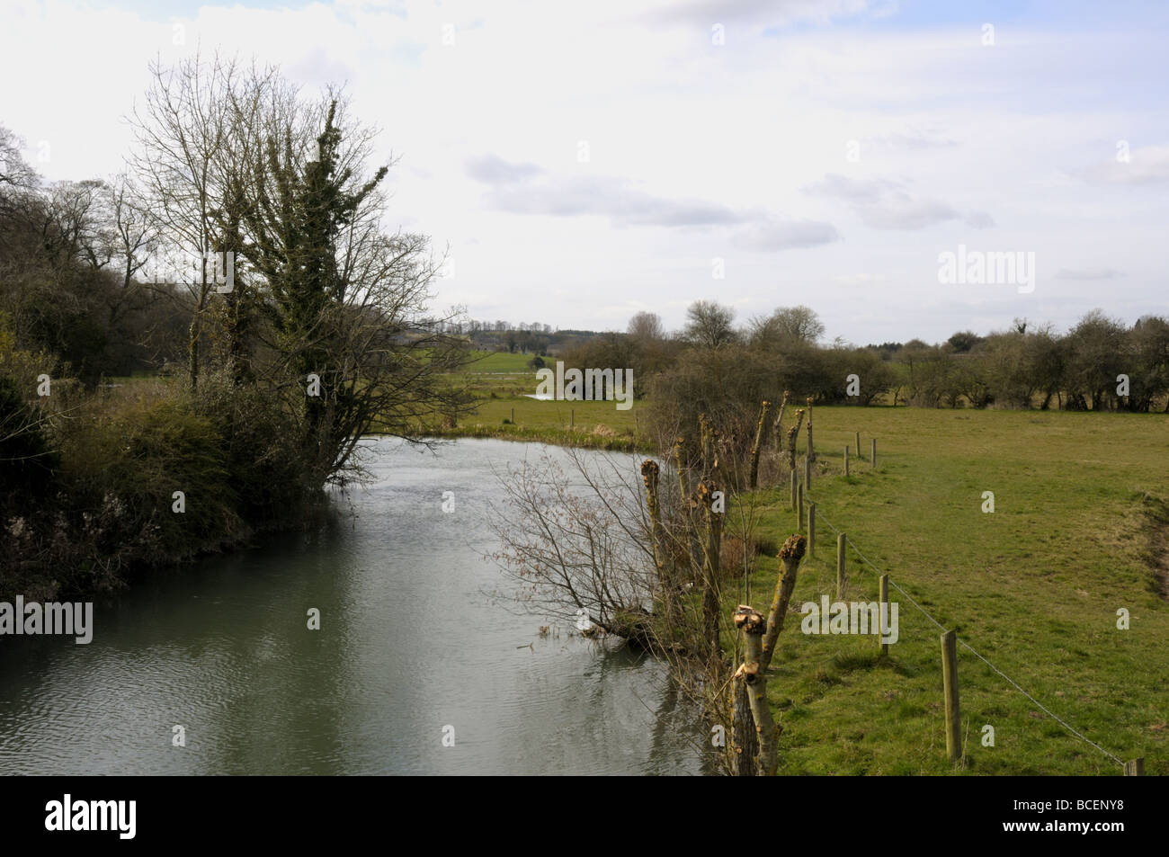 Cotswolds burford trees hi-res stock photography and images - Alamy
