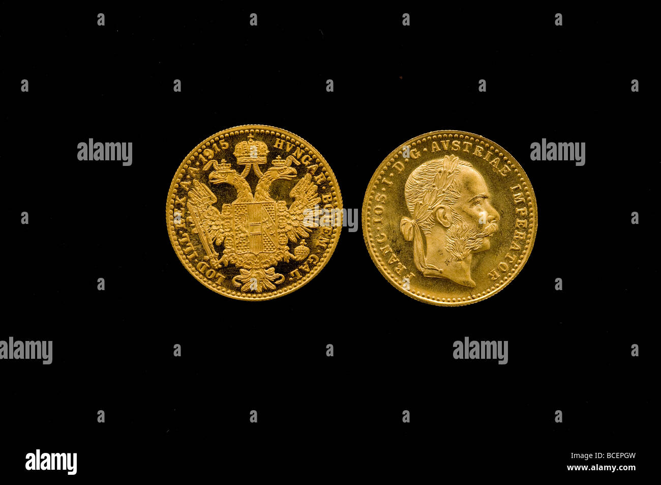 Austrian Kronen gold coin Stock Photo - Alamy