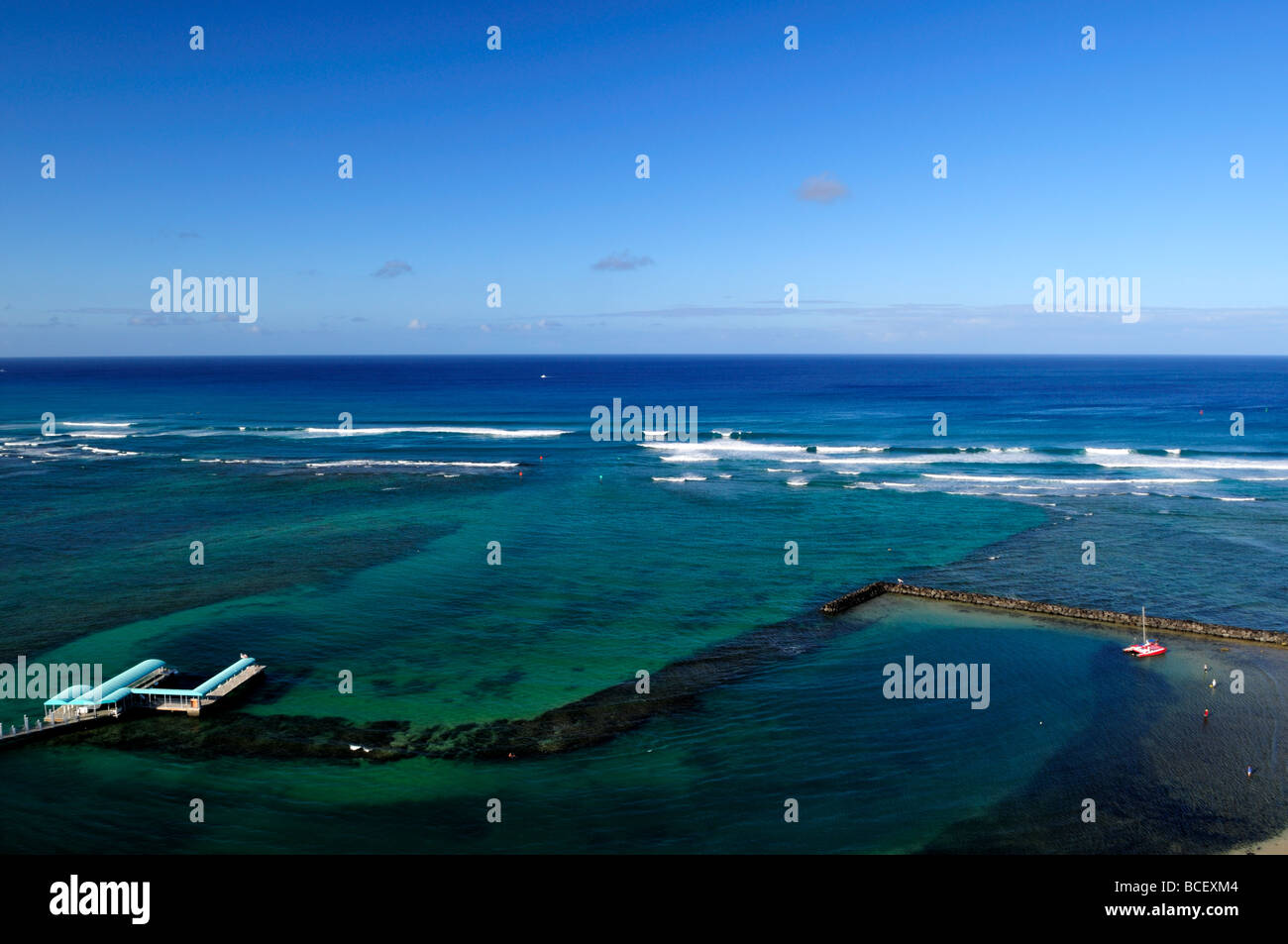 Pacific Ocean, Honolulu, Hawaii, USA Stock Photo - Alamy