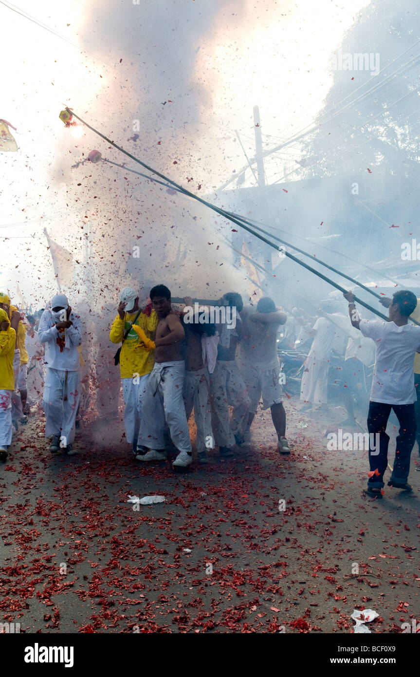 Red smoke cover hi-res stock photography and images - Alamy