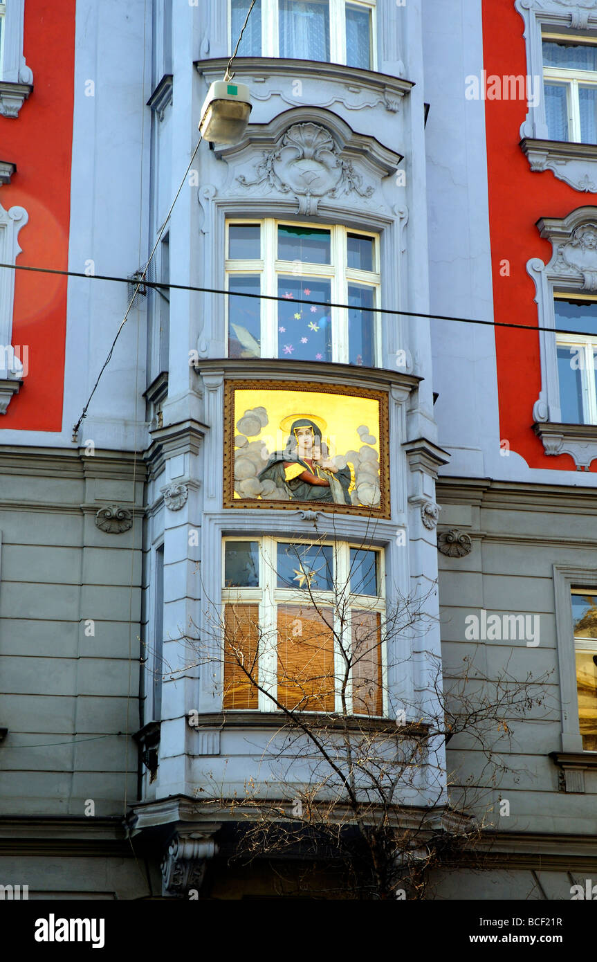 Building with Religious image in Prague the Capital of the Czech ...