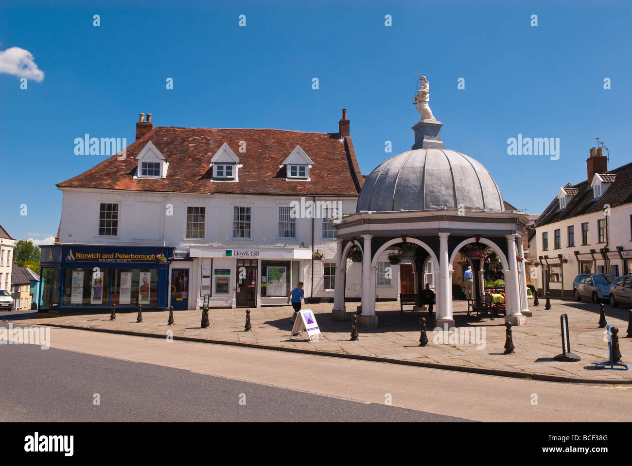 The Butter Cross in the town centre of Bungay Suffolk Uk Stock Photo ...