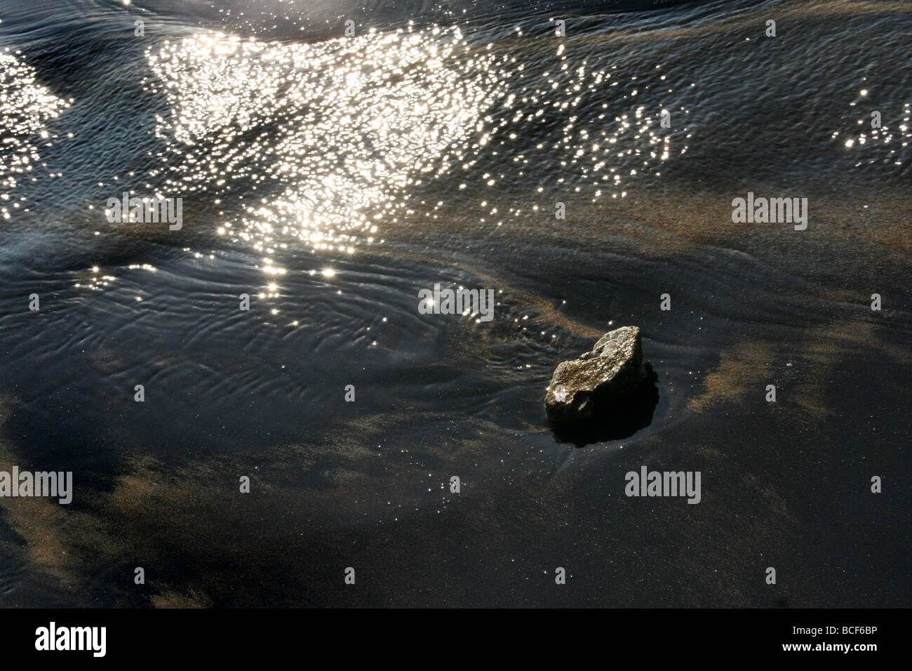 Rock and water Stock Photo - Alamy
