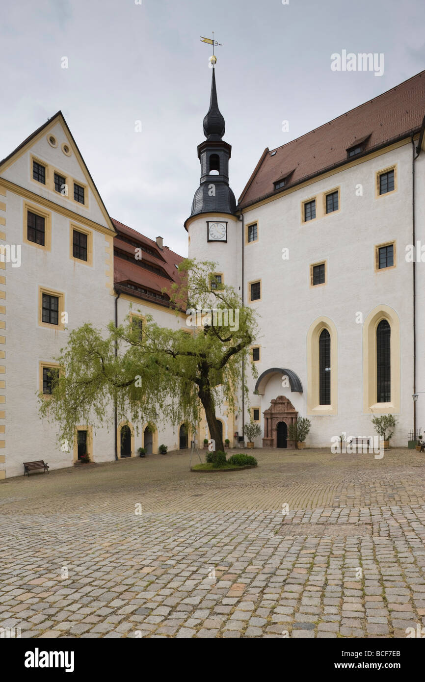 Germany, Saxony, Colditz castle, site of famous WW2 POW prison camp ...
