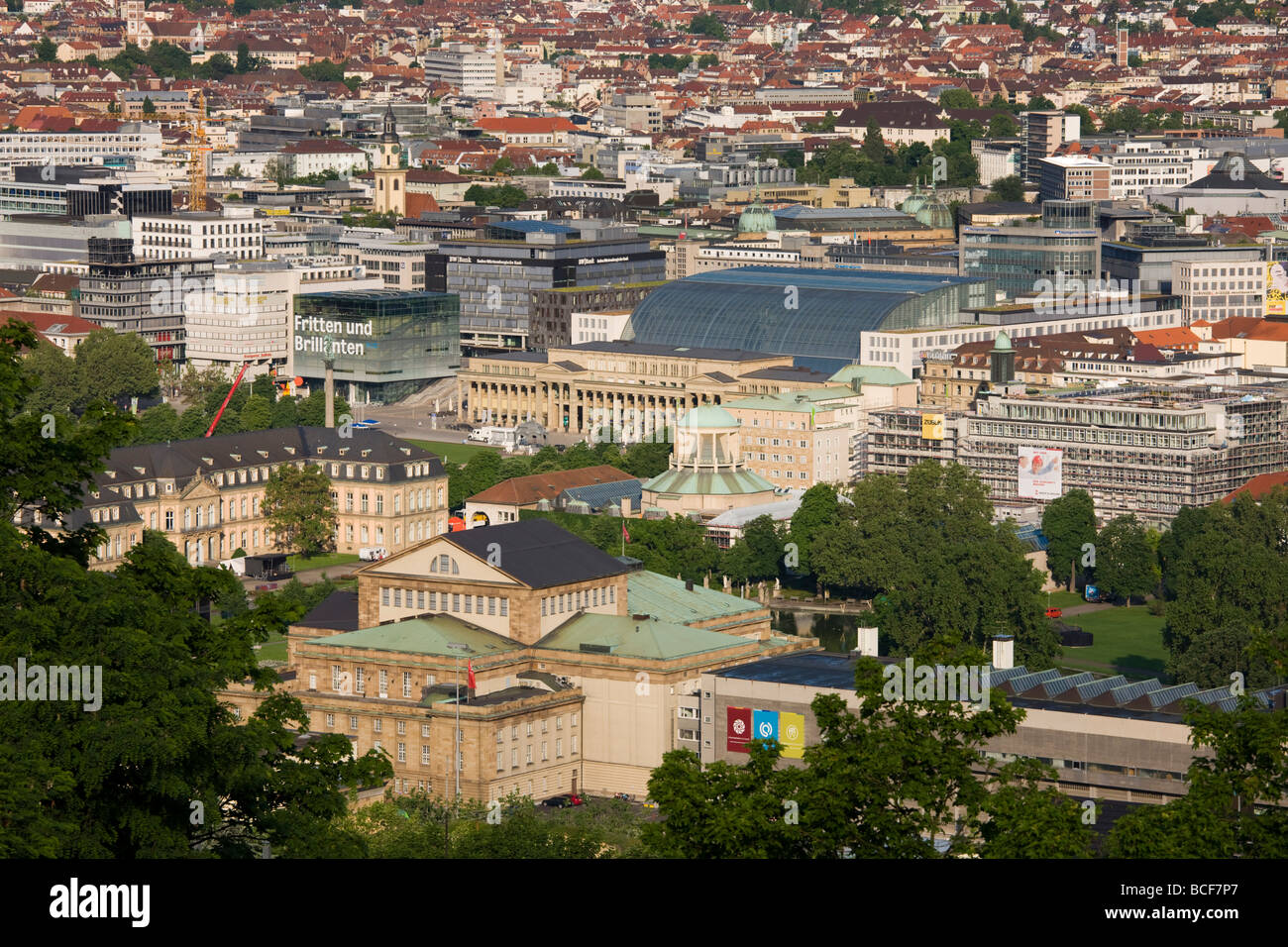 Stuttgart skyline view hi-res stock photography and images - Alamy