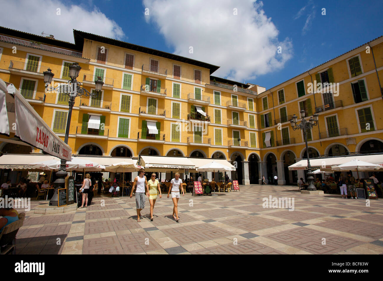 Placa Major, Palma, Mallorca, Spain Stock Photo - Alamy