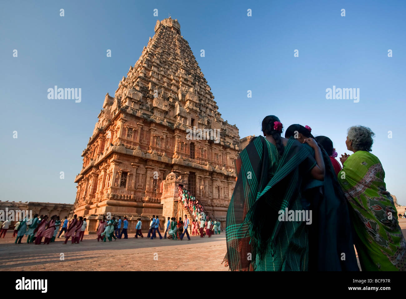 Indians visiting Thanjavur Temples (UNESCO World Heritage Site), Tamil ...