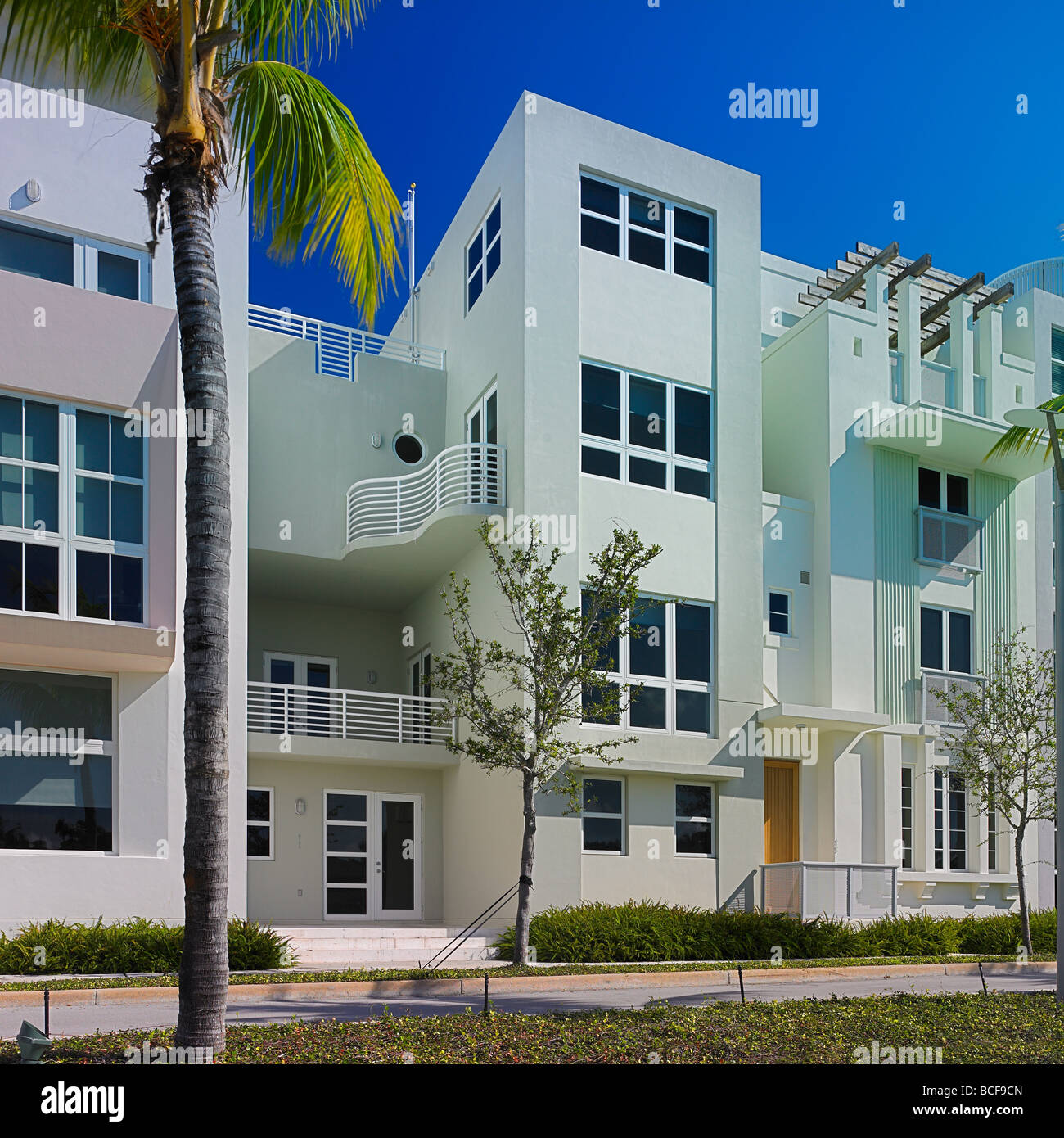 Image from the Aqua development on Miami Beach, Florida, USA Stock ...