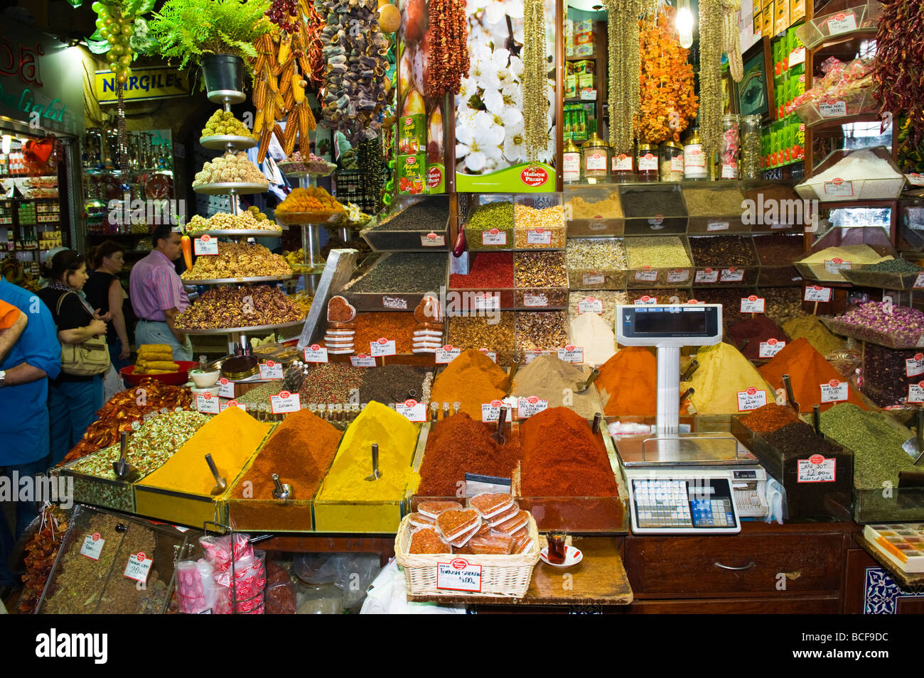 Turkey , Istanbul , Spice Market or Misir Carsisi or Egyptian Bazaar ...