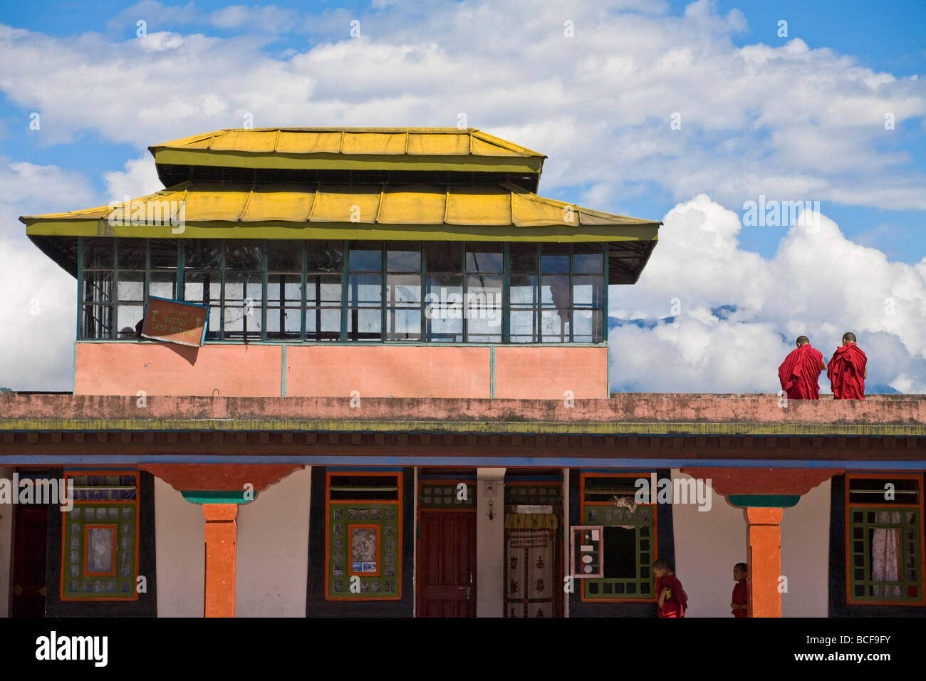 India, Sikkim, Gangtok, Rumtek Gompa Complex, Monks Stock Photo - Alamy