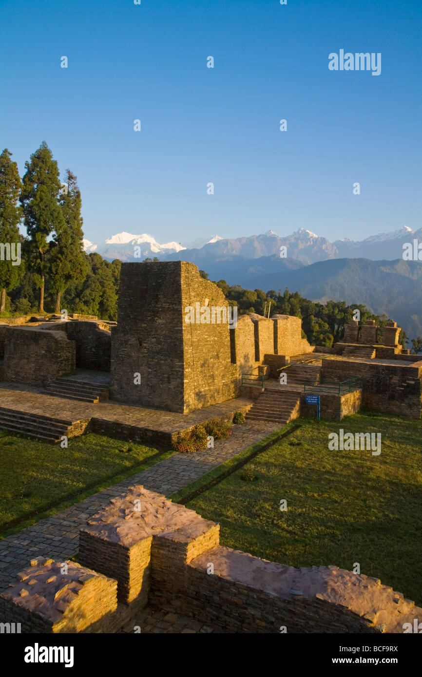 India, Sikkim, Pelling, Rabdentse Ruins, Ancient capital of Sikkim ...