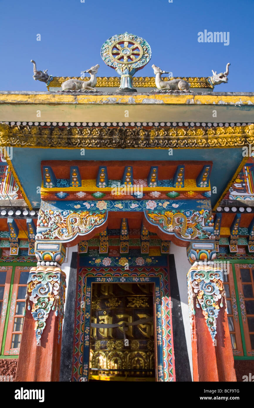 India, Sikkim, Pelling, Pemayangtse Gompa, One of Sikkim's oldest and ...