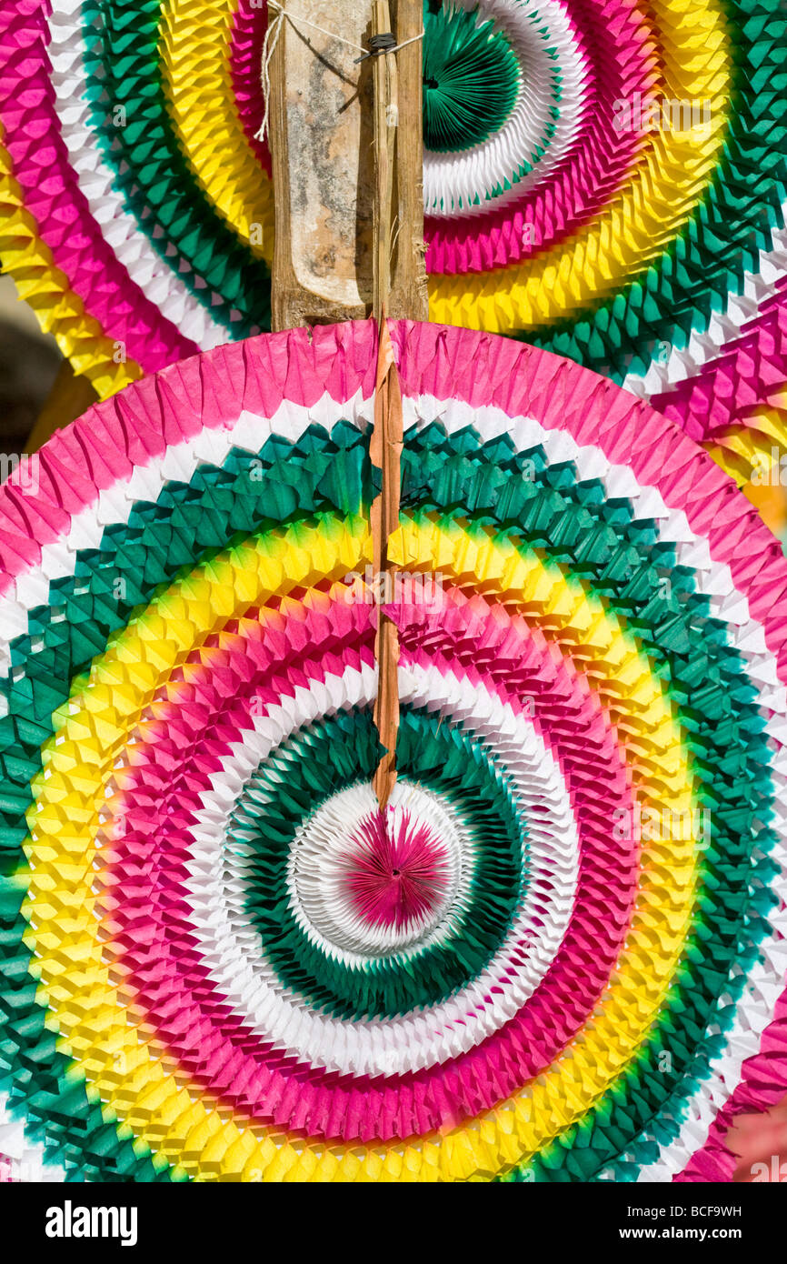 India, West Bengal, Kalimpong, Market, Dwali decorations Stock Photo ...