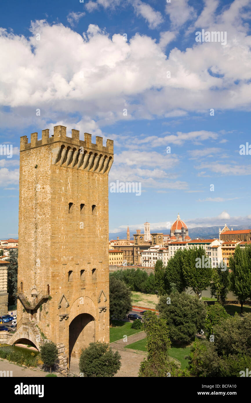 Medieval Town Gate, Florence, Tuscany, Italy Stock Photo - Alamy