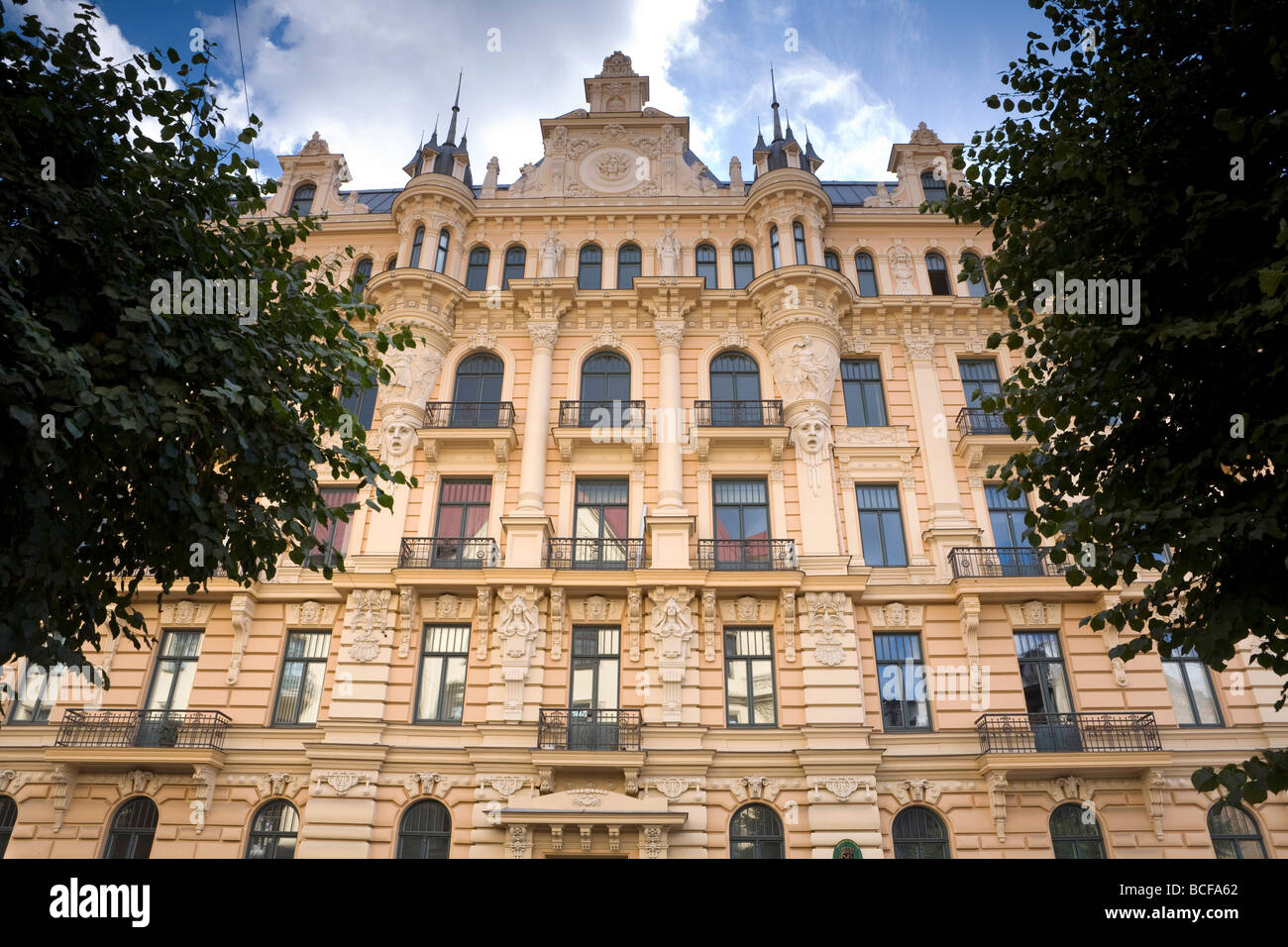 Art Nouveau Style Architecture (Also Known as Jugendstil Architecture ...